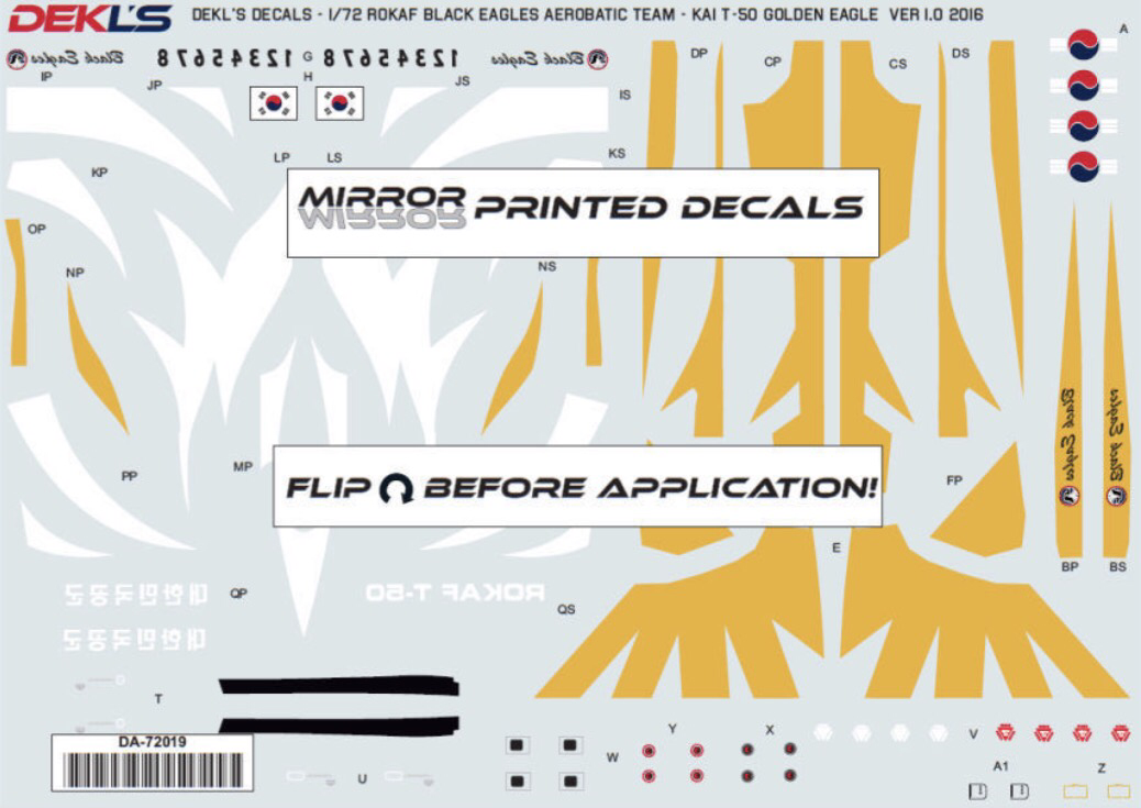 Academy KAI T-50 with Dek’Ls Black Eagles Decals – Ms Modeller