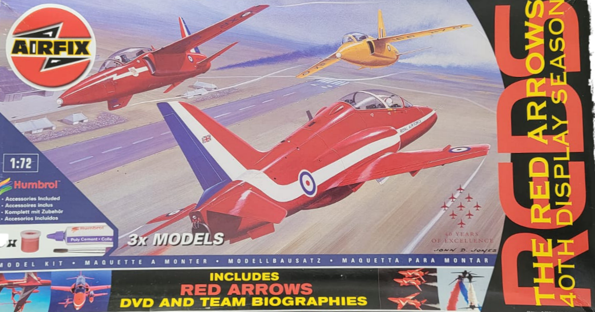 Red Arrows 40th Anniversary Set – Airfix 1/72 – Ms Modeller