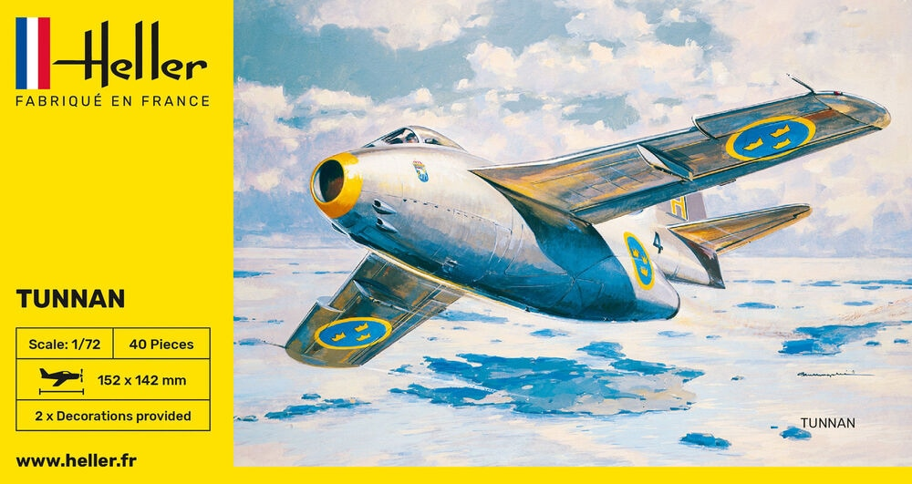 J-29 Tunnan | Heller | 1/72 – Ms Modeller